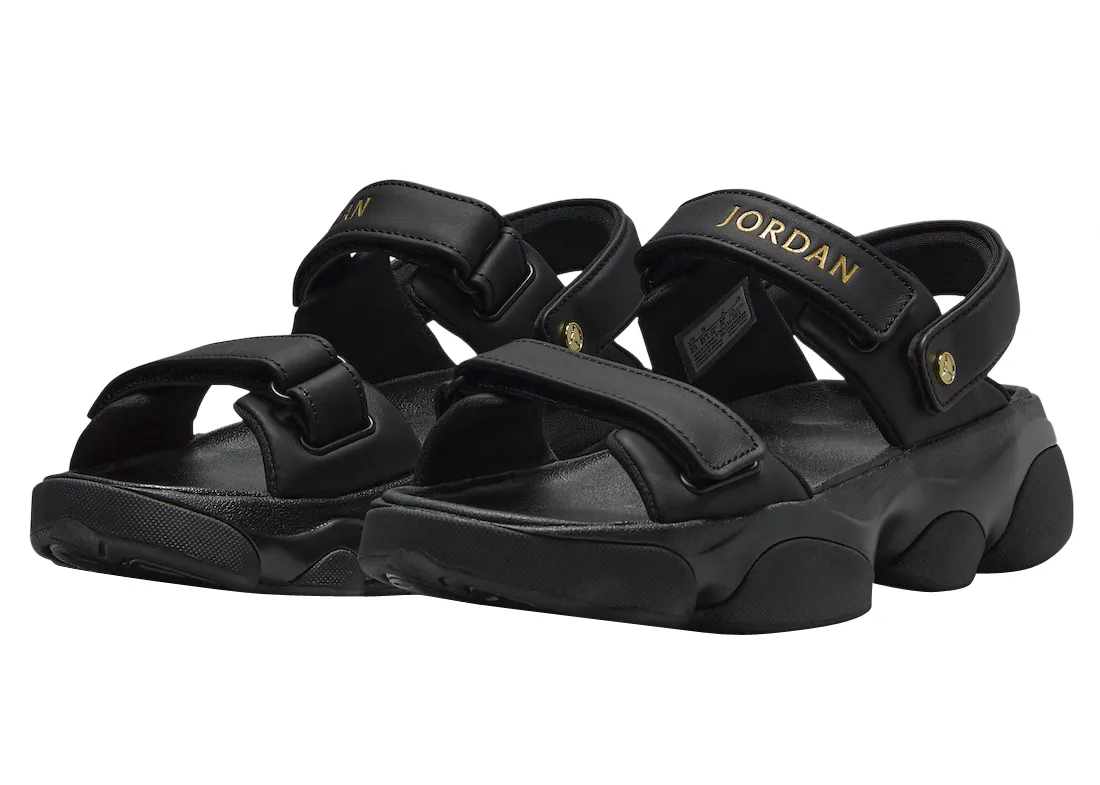 Jordan Deja Sandal WMNS Black Metallic Gold | Fecha, Precio y más!
